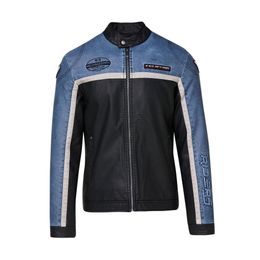 KOROSHI Between-Season Jacket male size XXXL Blue / Black / White