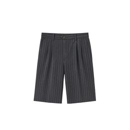 Prohibited Pleat-Front Pants 'Newport' female size 42 Dark grey / White