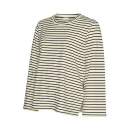 MAMALICIOUS Umstand Shirt 'MLAmila Vita' Damen Gr&ouml;&szlig;e L creme / schwarz
