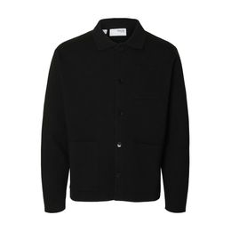 Selected Knit Cardigan 'SLHMike' male size M Black
