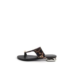 Lola Casademunt T-Bar Sandals female size 41 Brown / Light brown / Black