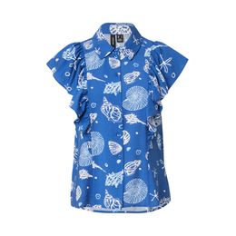 V&eacute;ro Moda Vero Moda Bluse 'VMSEASHELL' Damen Gr&ouml;&szlig;e S navy / wei&szlig;
