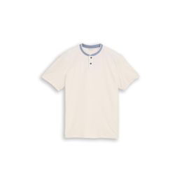 Tom Tailor T-Shirt Herren Gr&ouml;&szlig;e XXXL taubenblau / naturwei&szlig;