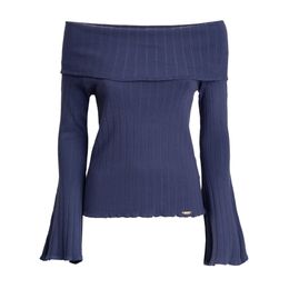 Influencer Pullover Damen Gr&ouml;&szlig;e L enzian