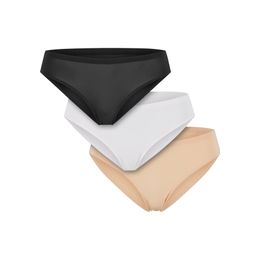 Urban Classics Slip Damen Gr&ouml;&szlig;e XS beige / schwarz / wei&szlig;
