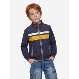KOROSHI Between-Season Jacket boy size 128 marine blue / Yellow / White