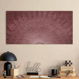 Bilderwelten Akustikbild Boho Japan Sonne