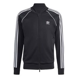 adidas originals Zip-Up Hoodie 'Adicolor Classics Sst' male size 4XL Black / White
