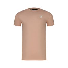 SikSilk T-Shirt 'Essentials' Herren Gr&ouml;&szlig;e S dunkelbeige