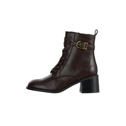 Anna Field Lace-Up Ankle Boots female size 37 Dark brown