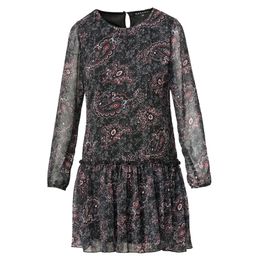 Koroshi Kleid Damen Gr&ouml;&szlig;e 36 blutrot / schwarz / wei&szlig; Sommerkleid