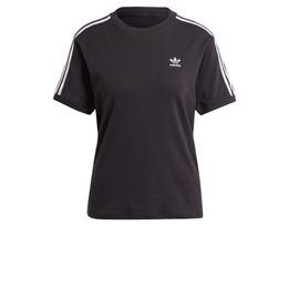 adidas originals Shirt '3-Stripes' female size XL/XXL Black / White
