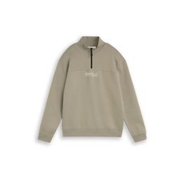 Tom Tailor Denim Sweatshirt Herren Gr&ouml;&szlig;e M khaki / offwhite