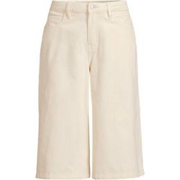 LANDS' END Soft Comfort Jeans-Culotte im Leinenmix in Petite-Gr&ouml;&szlig;e, Damen, size: petite, Elfenbein, Baumwolle/Leinen/Lyocell (Viskose), by Lands' End