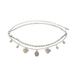 Wabersich Charivari mit Herzanh&auml;nger Altsilber