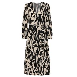 TATUUM Kleid 'GOLTE 1' Damen Gr&ouml;&szlig;e 38 beige / schwarz Sommerkleid