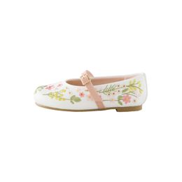 next Ballerina M&auml;dchen Gr&ouml;&szlig;e 21.5 gelb / schilf / pink / wei&szlig;
