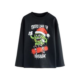 next Shirt Jungen Gr&ouml;&szlig;e 104 gr&uuml;n / rot / schwarz / wei&szlig;