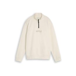 Tom Tailor Denim Sweatshirt Herren Gr&ouml;&szlig;e XS nude / wollwei&szlig;