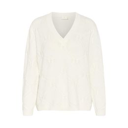 Kaffe Pullover 'KAcharlie' Damen Gr&ouml;&szlig;e XXL wei&szlig;
