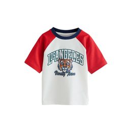 next Shirt boy size 116 Navy / Orange / Red / White