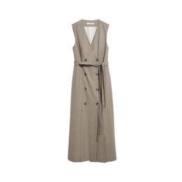 IVY & OAK Ivy Oak Kleid 'IONIYA' Damen Gr&ouml;&szlig;e 34 taupe / dunkelgrau Sommerkleid