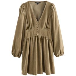 next Kleid Damen Gr&ouml;&szlig;e 44 khaki Sommerkleid