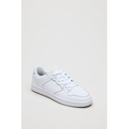 Ben Sherman Club Leder Herren Wei&szlig;e Sneakers