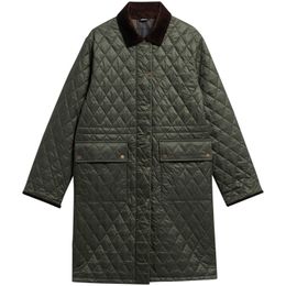 Barbour Steppmantel Rosamund Olive/Shadow Classic Tartan (Gr&ouml;&szlig;e: 20)