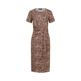Cloud5ive Kleid Damen Gr&ouml;&szlig;e 36 beige / brokat / schwarz Sommerkleid