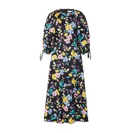 Oasis Kleid Damen Gr&ouml;&szlig;e 36 t&uuml;rkis / gelb / flieder / schwarz Sommerkleid