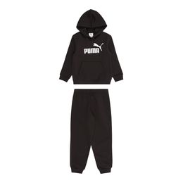 Puma Jogginganzug 'Essentials No.1' Jungen Gr&ouml;&szlig;e 104 schwarz / wei&szlig;