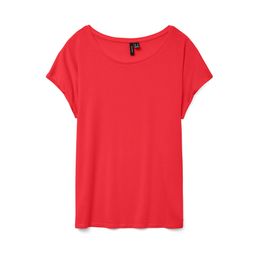 V&eacute;ro Moda Vero Moda T-Shirt 'VMAVA' Damen Gr&ouml;&szlig;e M hellrot