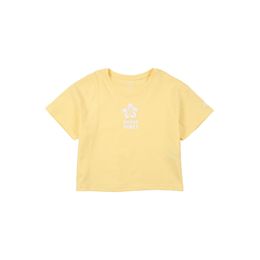 4F Junior Performance Shirt girl size 128 Yellow / White
