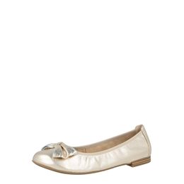 Caprice Ballerina Damen Gr&ouml;&szlig;e 40 gold Sommerschuhe