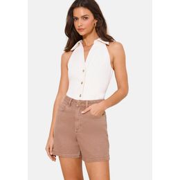 Lipsy Shorts Damen Gr&ouml;&szlig;e 35/36 mokka