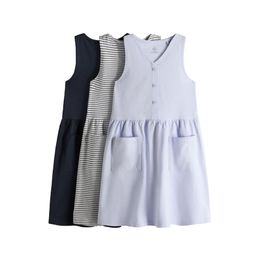 The Set Kleid M&auml;dchen Gr&ouml;&szlig;e 98 navy / hellblau / wei&szlig;