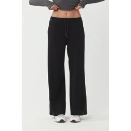 Elastischer Bund Weichgriff Palazzo-Sweatpants