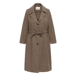 Kaffe CURVE Between-Season Jacket 'Nanny' female size 5XL mottled brown