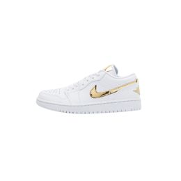Jordan Sneaker 'Air Jordan 1 SE' Damen Gr&ouml;&szlig;e 42 gold / wei&szlig; Sommerschuhe
