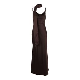 Vero Moda Petite Set: Kleid und Tuch 'VMCENIA' Damen Gr&ouml;&szlig;e 40 schoko Sommerkleid