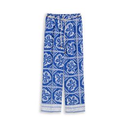 Tom Tailor Hose Damen Gr&ouml;&szlig;e 36 blau / wei&szlig;
