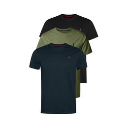 MCS T-Shirt 'MCOhio' Herren Gr&ouml;&szlig;e XXXL navy / gr&uuml;n / schwarz