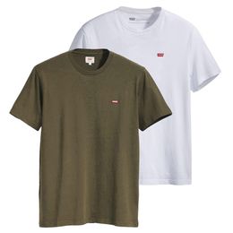 Levi's Levi's T-Shirt Herren Gr&ouml;&szlig;e XXL gr&uuml;n / wei&szlig;