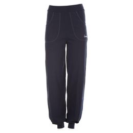 WINSHAPE Sporthose 'WH12' Damen Gr&ouml;&szlig;e XS dunkelblau / wei&szlig;