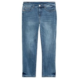 sheego Jeans Damen Gr&ouml;&szlig;e 34 blau / blue denim