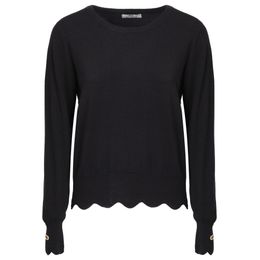 Influencer Pullover 'Fancy' Damen Gr&ouml;&szlig;e L schwarz