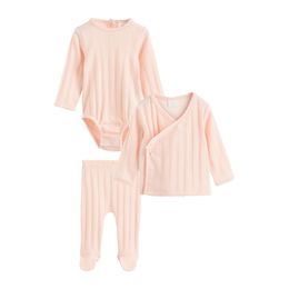 next Set: Body, Leggings und Strickjacke Gr&ouml;&szlig;e 74 ros&eacute;