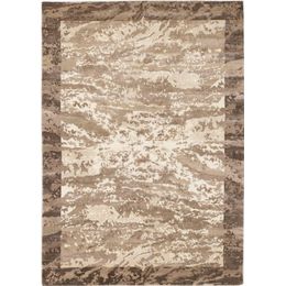 Teppich, B:140cm H:15mm L:200cm, beige, OCI DIE TEPPICHMARKE, Viskose, Wolle, Wohnzimmer, Teppiche, "AWARD SIRI", handgekn&uuml;pft, echter original Nepal