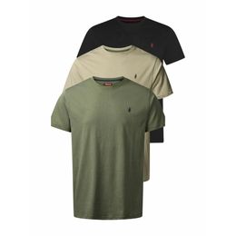 MCS T-Shirt 'MCOhio' Herren Gr&ouml;&szlig;e XXXL khaki / oliv / blutrot / schwarz